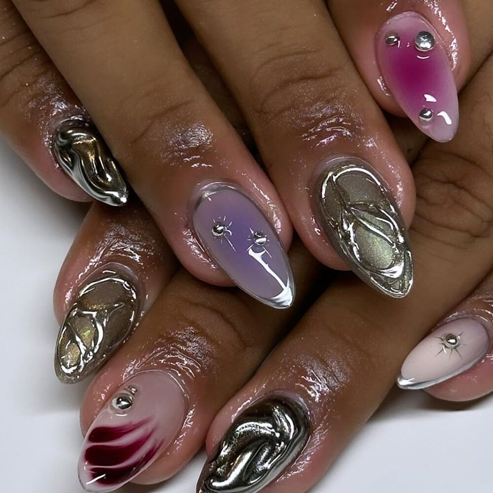 Uñas almendradas: 30 Diseños para inspirar tu próxima manicura